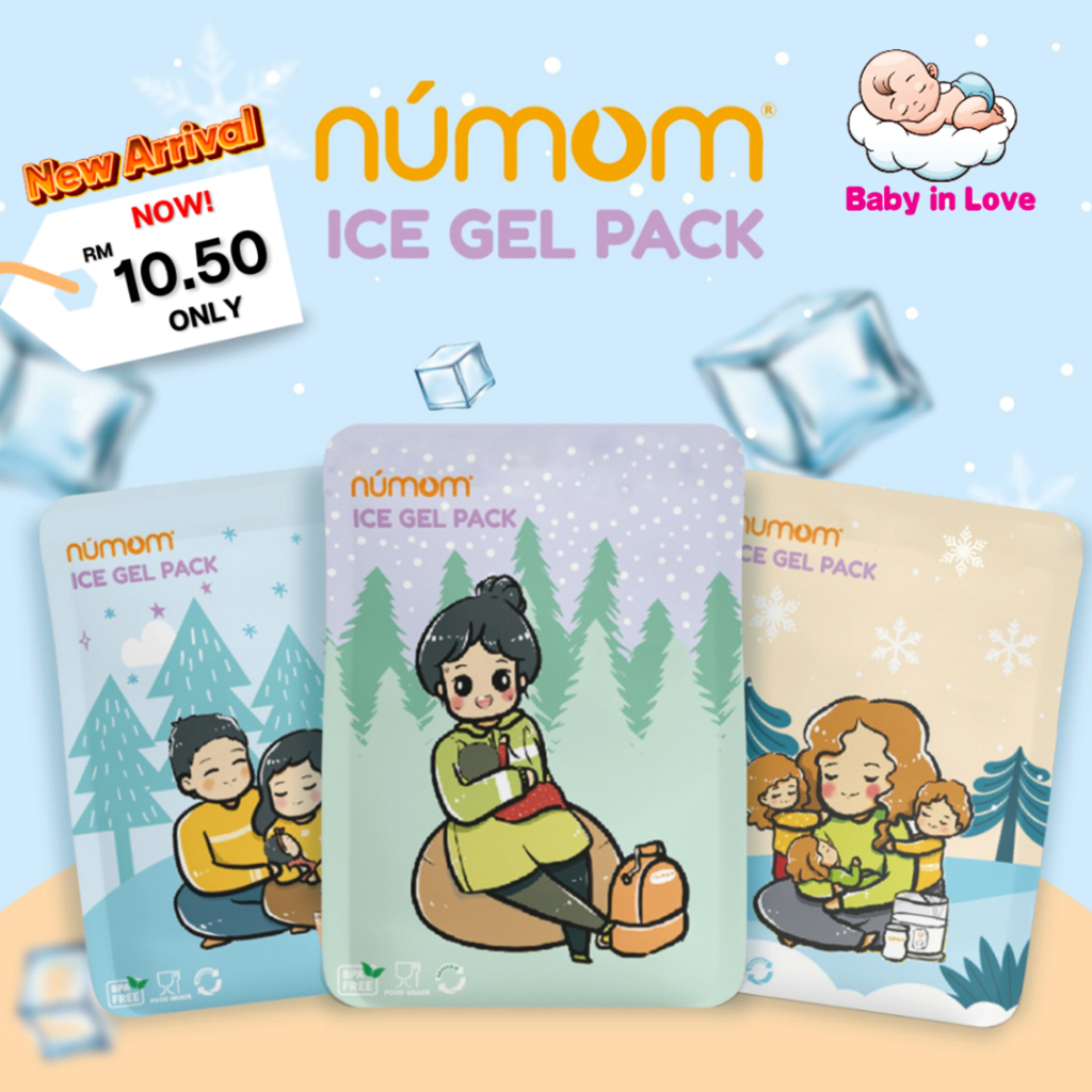 [REUSABLE ICE PACK ] NUMOM ICE GEL PACK 500g/ Numom Reusable Ice Pack ...