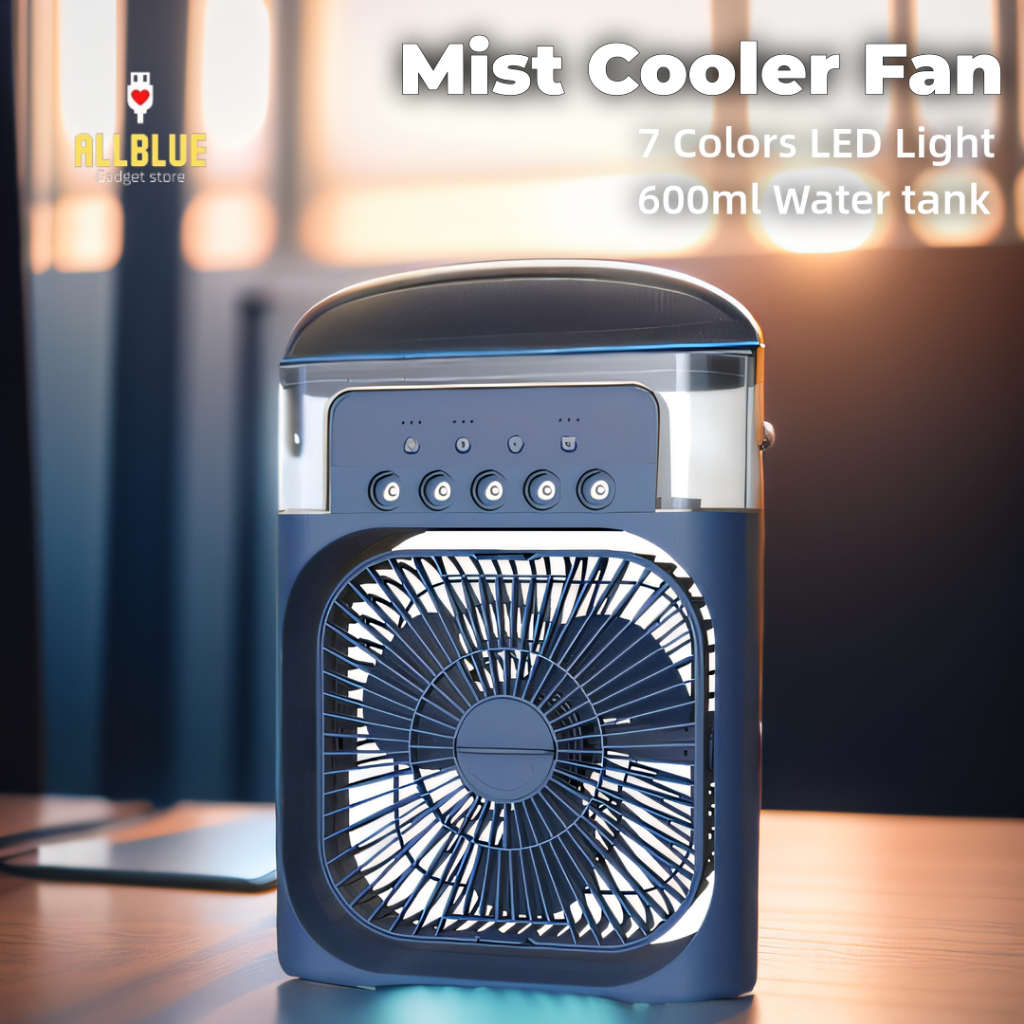 3 in 1 Mini Air Cooler USB Connection Portable Fan Humidifier Purifier ...