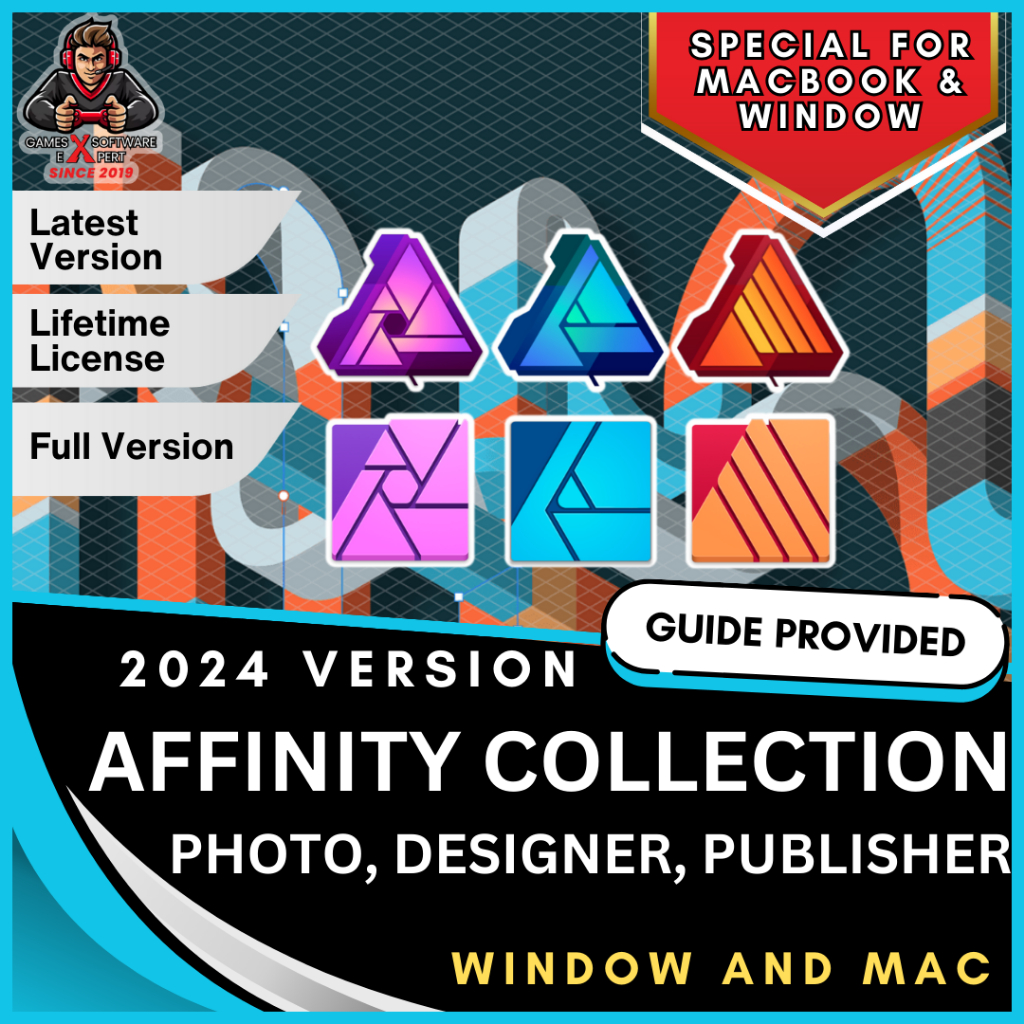 [Deluxe Package] Serif Affinity Photo Designer Publisher 2024 Version ...