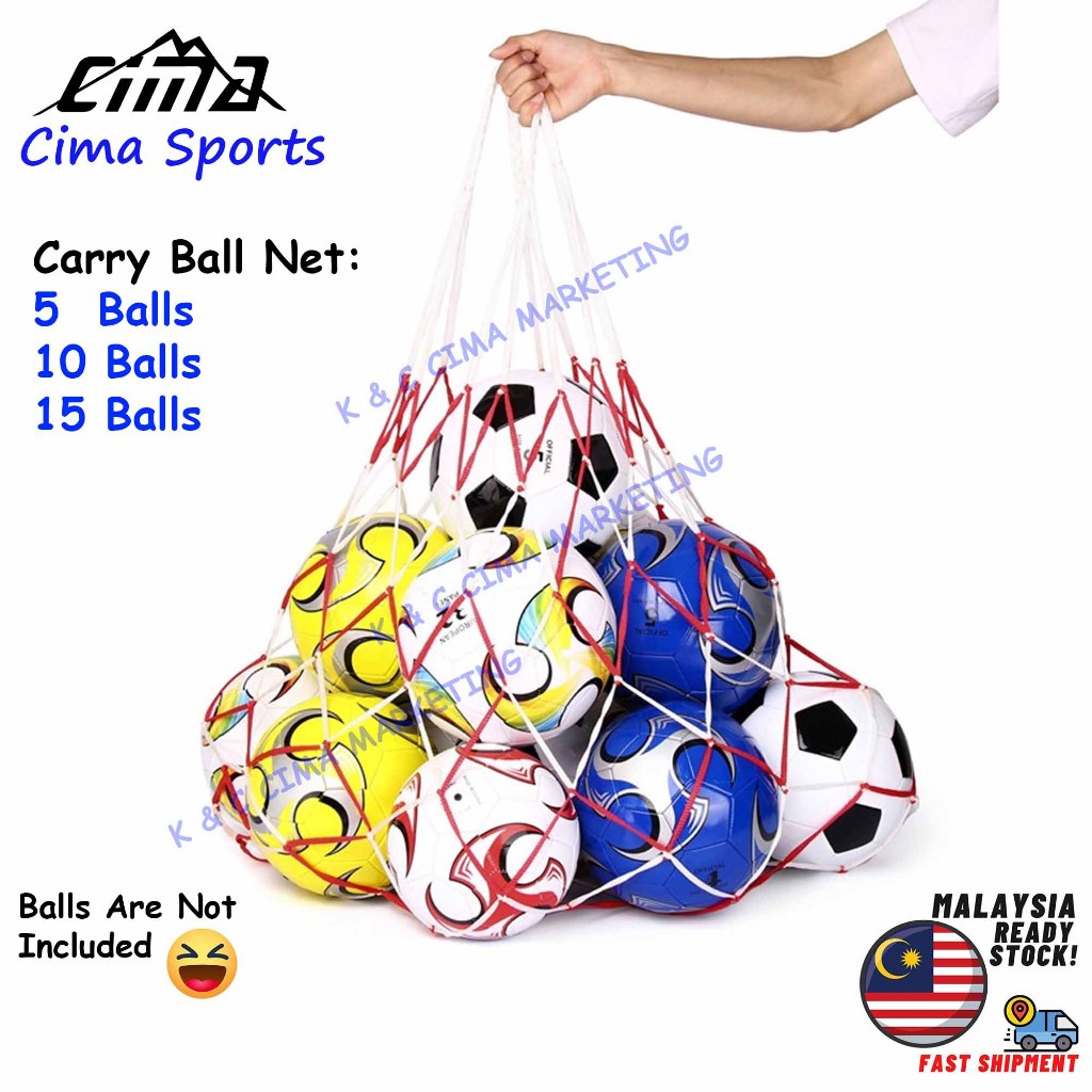 Cima Carry Balls Net JARING LETAK BOLA (5 pcs / 10 Pcs / 15 PCs ) | Shopee Malaysia