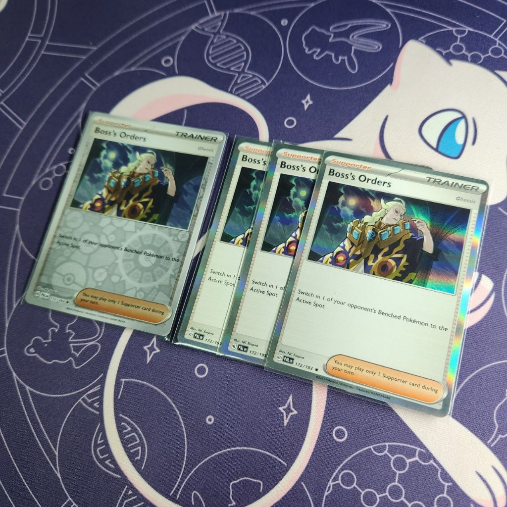 Pokemon Cards SV02 PAL Boss's Orders Holo & RH - POCKET THERAPY ...