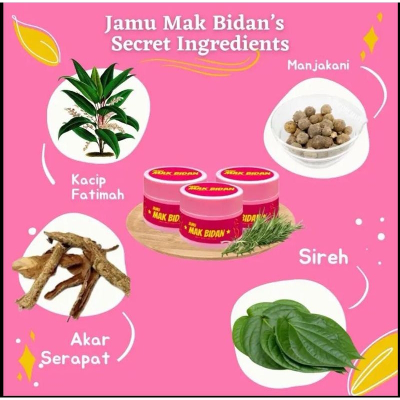 (ORIGINAL HQ) CREAM JAMU MAK BIDAN/Menganjal,Menegangkan,Membesarkan ...