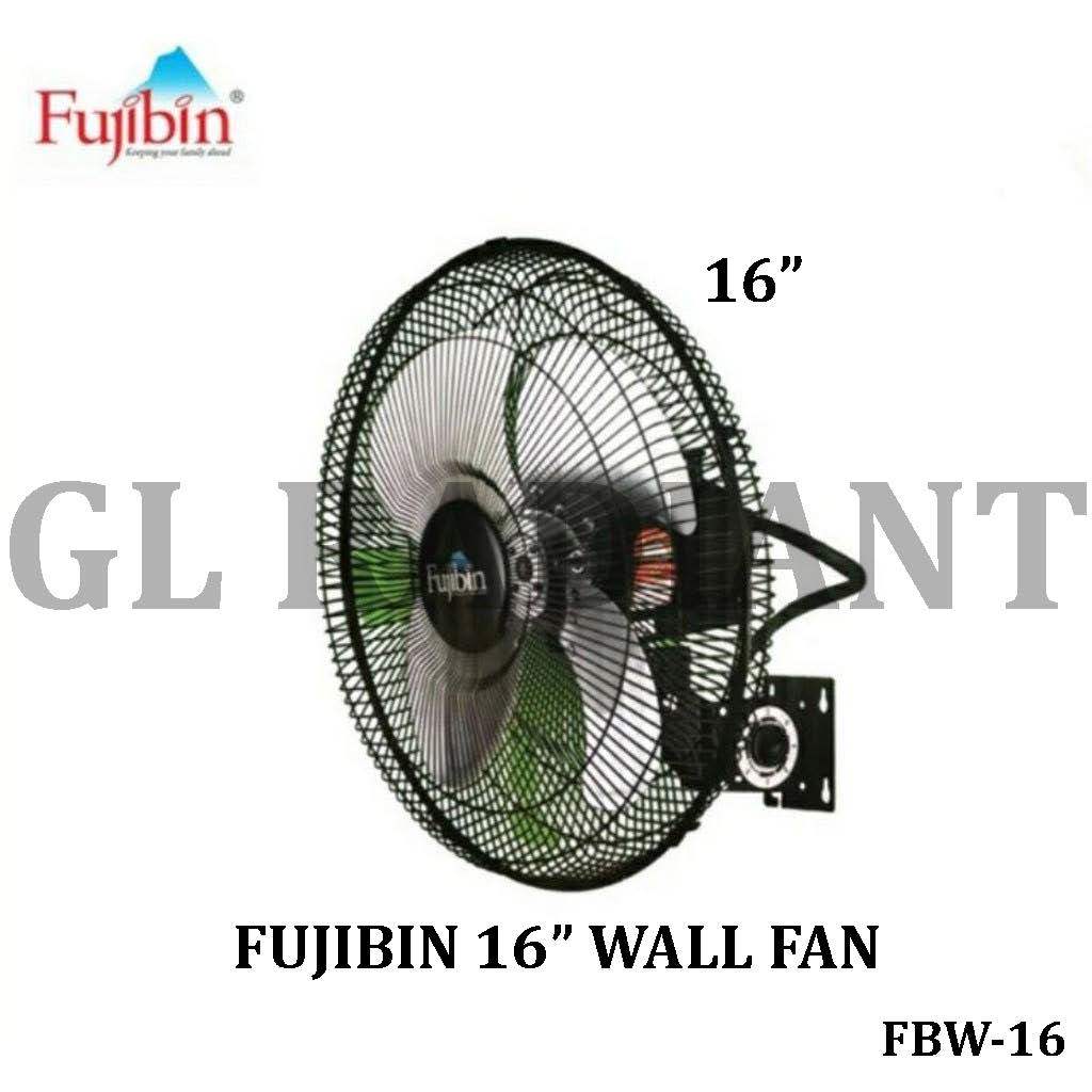 [Ready Stock] Fujibin FBW-16 16" Powerful Wall FAN ***4 Aluminum Blades ...