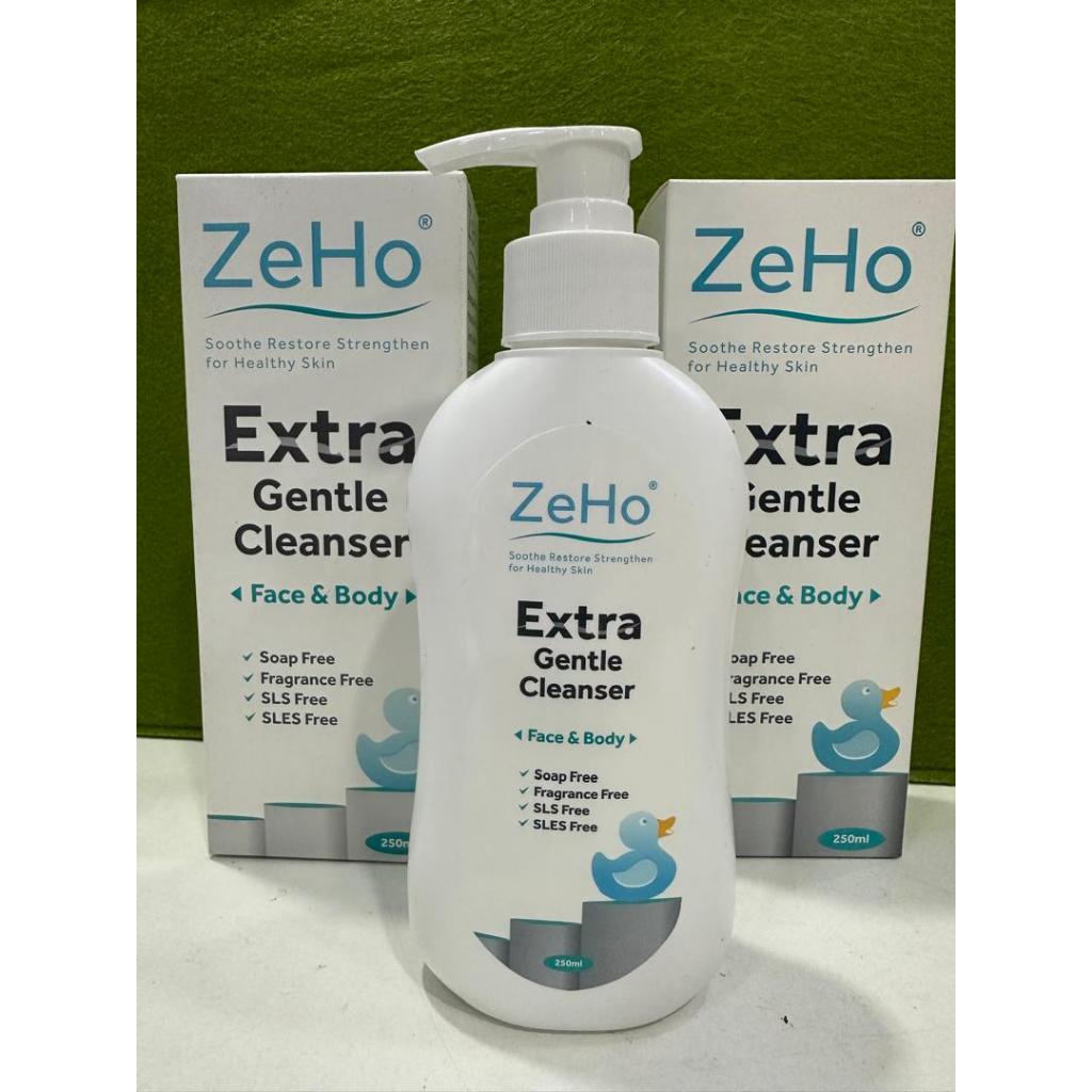 ZEHO EXTRA GENTLE CLEANSER FACE & BODY 250ML EXP MARCH 2025 | Shopee ...