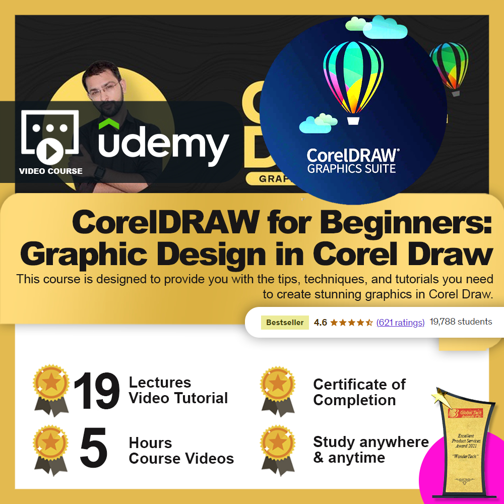 [Video Course] CorelDRAW for Beginners: Graphic Design in Corel Draw | Shopee Malaysia