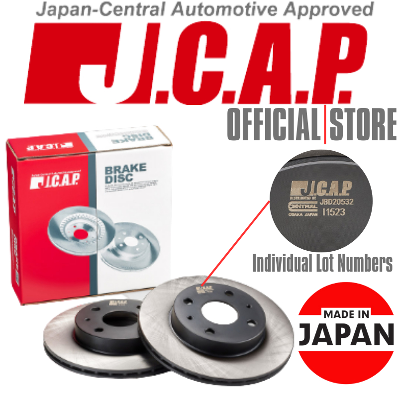 JCAP HIGH PERFORMANCE DISC ROTOR WITH COATED FRONT SET 2 PCS - PERODUA ...
