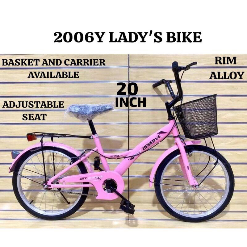 🎁SIAP PASANG Basikal saiz 20 Inci/20 City Lady Bike BAKUL/Basikal ...