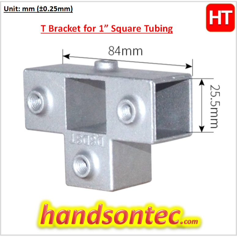 1-inch Square Tube Hollow Tubing Connecting Bracket | Shopee Malaysia