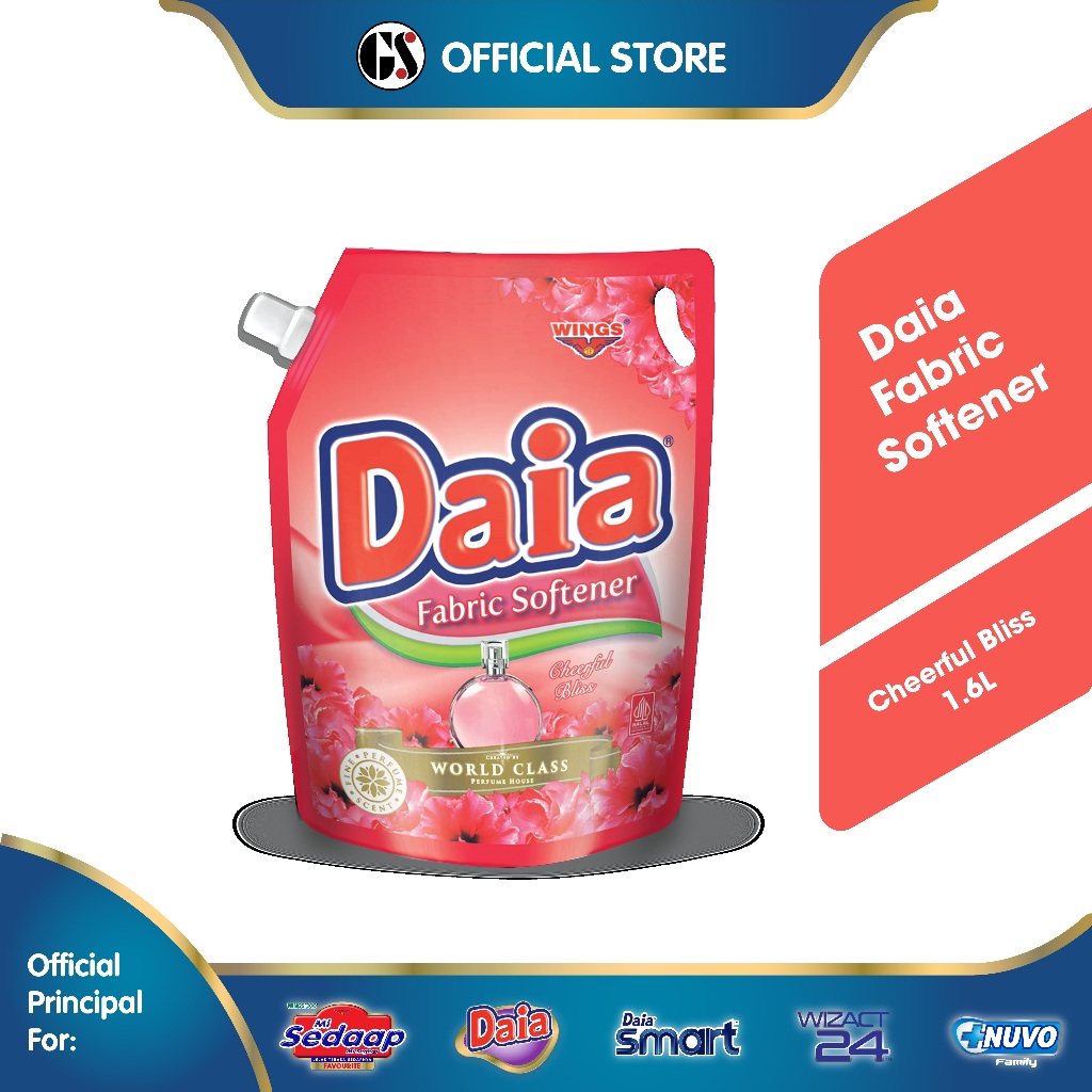 DAIA Fabric Softener Cheerful Bliss 1.6L | Shopee Malaysia