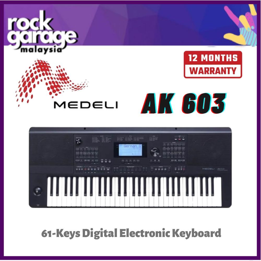MEDELI AK603 61 KEYS KEYBOARD ( AK-603 / AK 603 ) | Shopee Malaysia