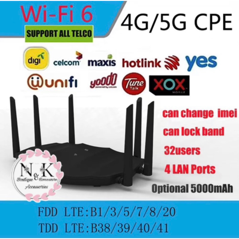 🔥 2024 top model 🔥 4G LTE Modified Router Modem Support Unlimited Wifi ...