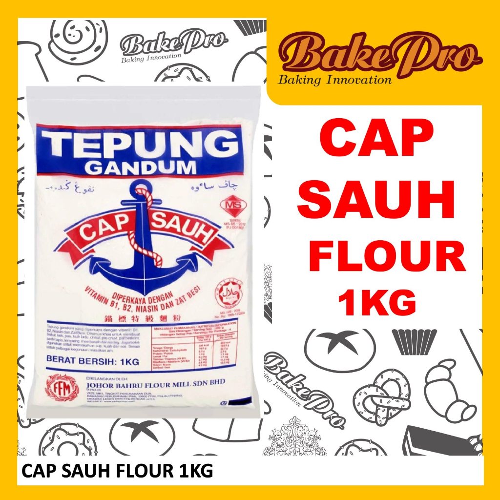 CAP SAUH TEPUNG GANDUM 1KG | Shopee Malaysia