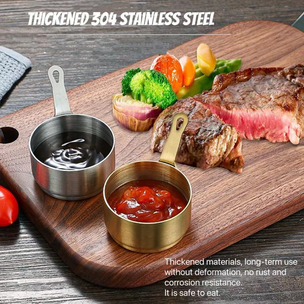 Korea Sauce Pan 304 Stainless Steel Stackable Handle Design / Kuali Sos ...