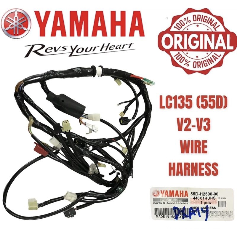ORIGINAL LC135 V1 V2 WAYARING MOTOR LC135 V1 V2 5SPEED WAYARING BODY ...