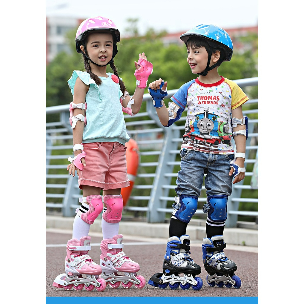 TAYAR BERLAMPU Kasut Roda Kanak-Kanak Children Roller Blade Kids Roller ...
