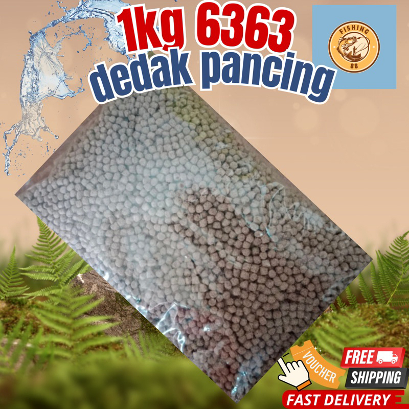 1kg 6363 umpan dedak pancing/ fishing pallet / fishing bait/ dedak ikan ...