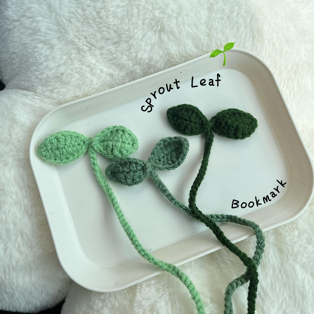 Fiona's Crochet Sprout Leaf 🌱 Bookmark 可爱芽叶书签 CBM02 | Shopee Malaysia
