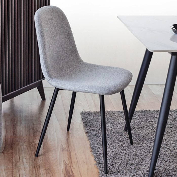 Kerusi Makan Moden Minimalis OLVA Modern Minimalist Fabric Chair ...