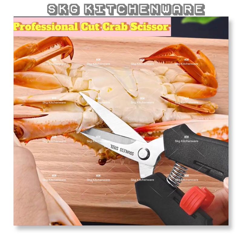 Zhao Sheng K020 Professional Stainless Steel Cut Lobster Crab Scissor ...
