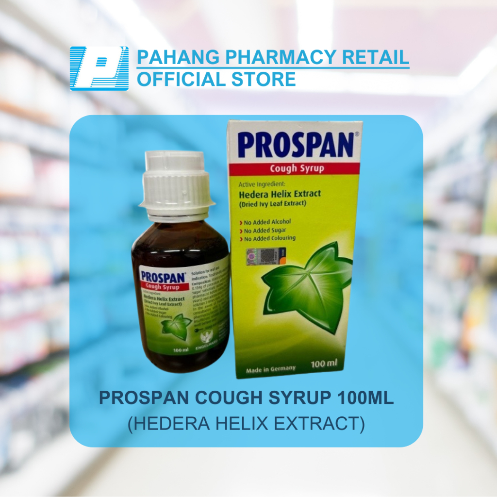 PROSPAN Cough Syrup 100ml (Hedera Helix Extract) | Shopee Malaysia