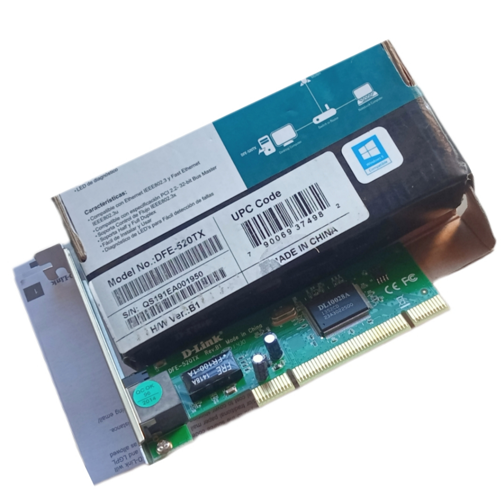 D-LINK Fast Ethernet PCI Adapter DFE-520TX 10/100 mbps fast ethernet ...