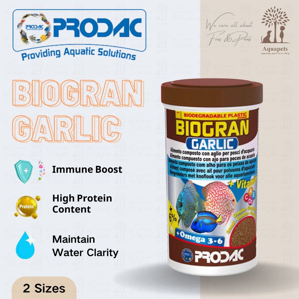 Prodac Garlic Fish Food 100mL - 50g / Makanan Ikan Tropika Tropical ...