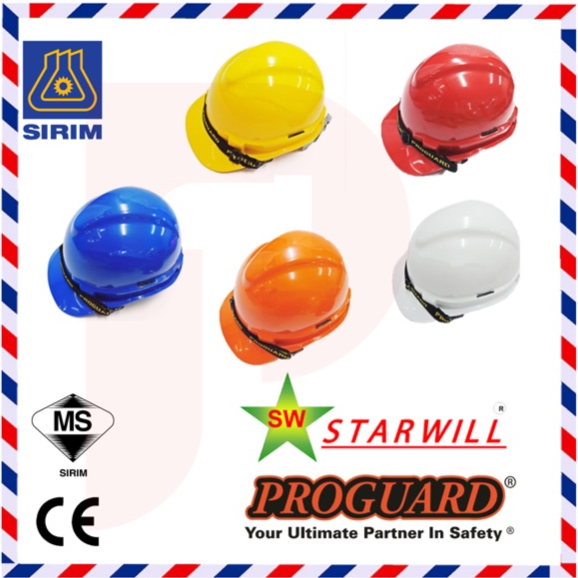 PROGUARD / STARWILL Industry Safety Helmet 🔥 Ready Stocks 🔥 SIRIM ...