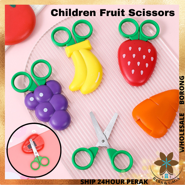 Magnet Scissor Refrigerator Round Head Fruit Cute Scissor ...