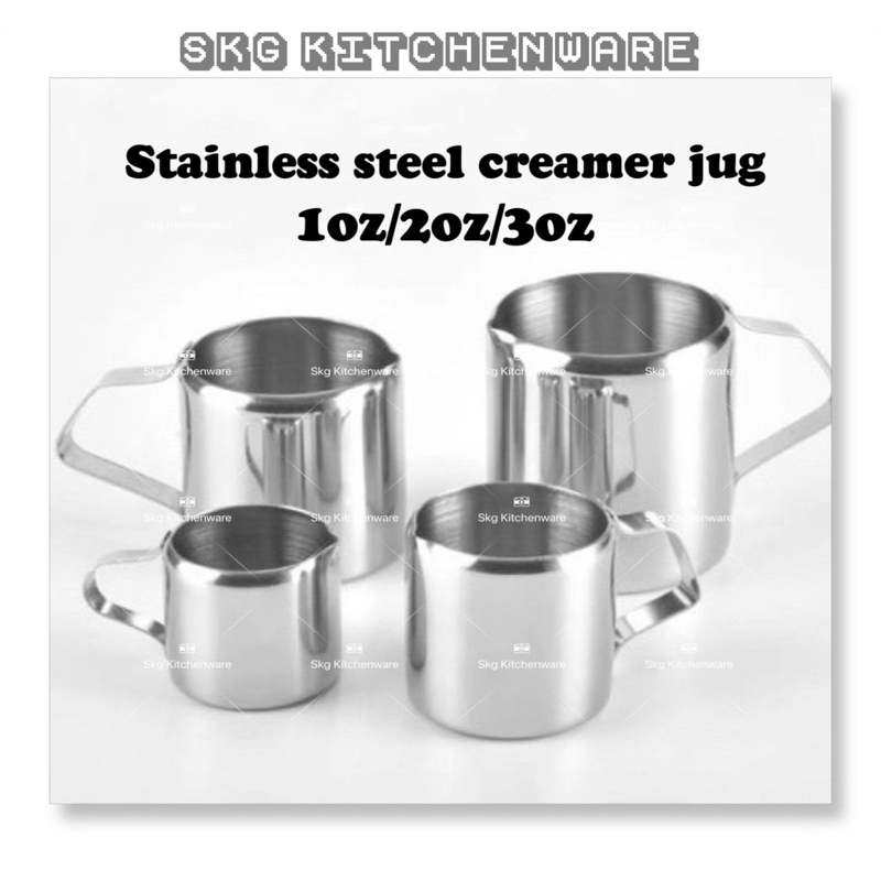 Stainless Steel Milk Jar Barista/Milk Jug For Coffee/Tea Milk Creamer ...