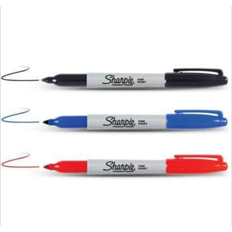 SHARPIE FINE POINT Mechanical Permanent Marker (RED) | Shopee Malaysia