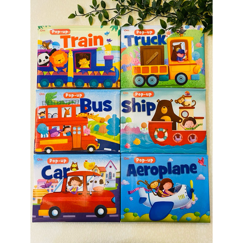 Pop-Up Book - Transport - Car Train Aeroplane Truck Bus Ship / Children ...