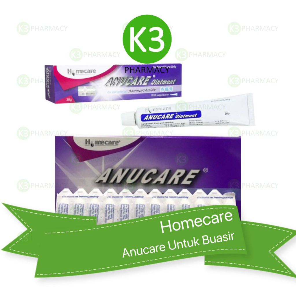 ANUCARE for Haemorrhoids (Ointment 20G / Suppository 6'S) | Shopee Malaysia