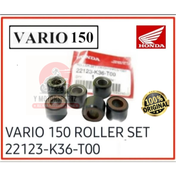 HONDA VARIO 150 ROLLER SET 22123-K36-T00 | FAST SHIPPING | READY STOCK ...