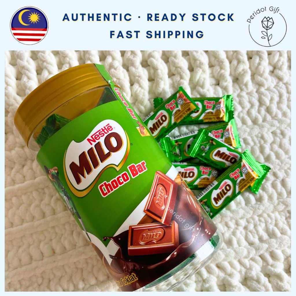 Milo Choco Bar 6g x 40pcs - Coklat Mini Bar in a Jar | Shopee Malaysia