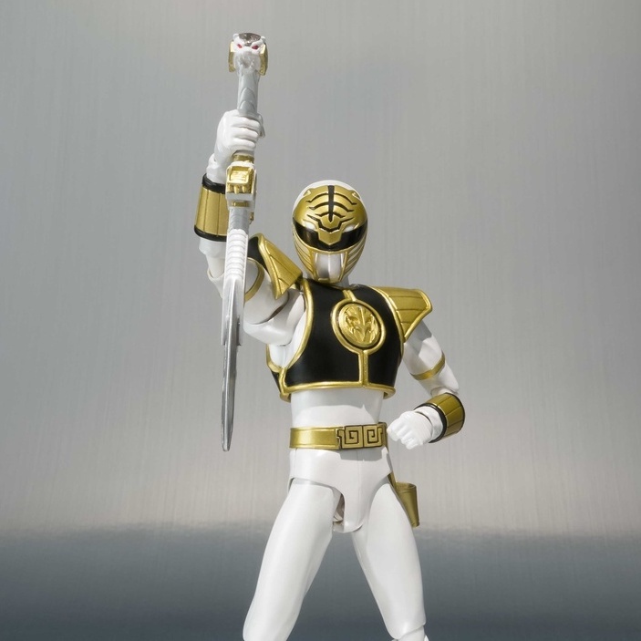 BANDAI SHF KIBARANGER SABAN WHITE RANGER POWER RANGERS tommy oliver ...