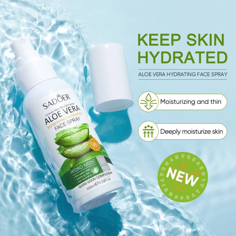 SADOER ALOE VERA REFRESHING HYDRATING FACE SPRAY 100ML (SD96475) | Shopee Malaysia
