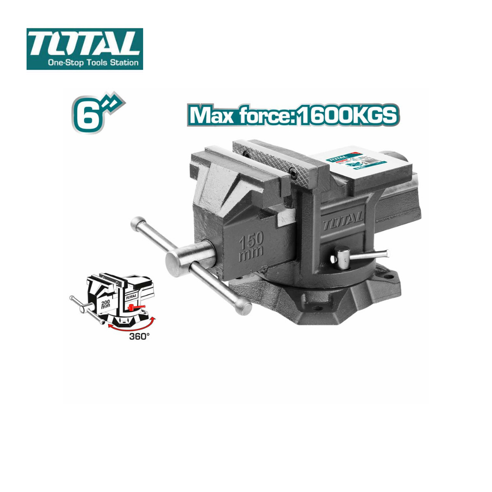 TOTAL THT6166 Bench Vice | Shopee Malaysia