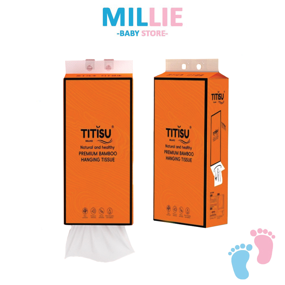 MILLIE Disposable Air Cushion Hanging Tissue Baby Hand Wipes Tissue ...