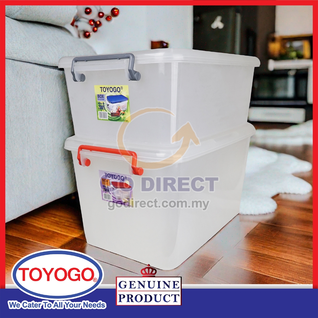 TOYOGO 29L/41L Storage Box with Lid (2005 / 2006) Quality Translucent ...