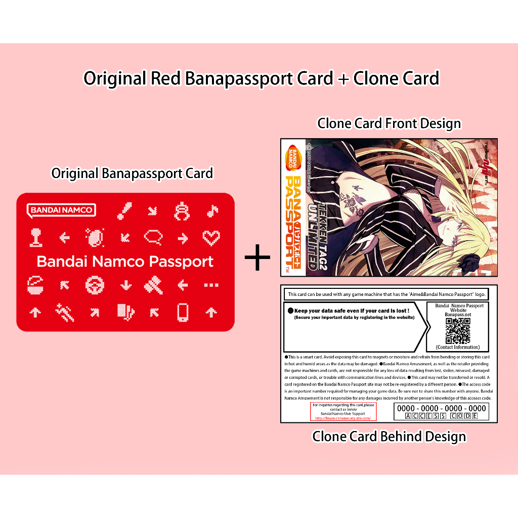Banapassport English Version+Spare Card=2 Card (Wangan Midnight/Initial ...