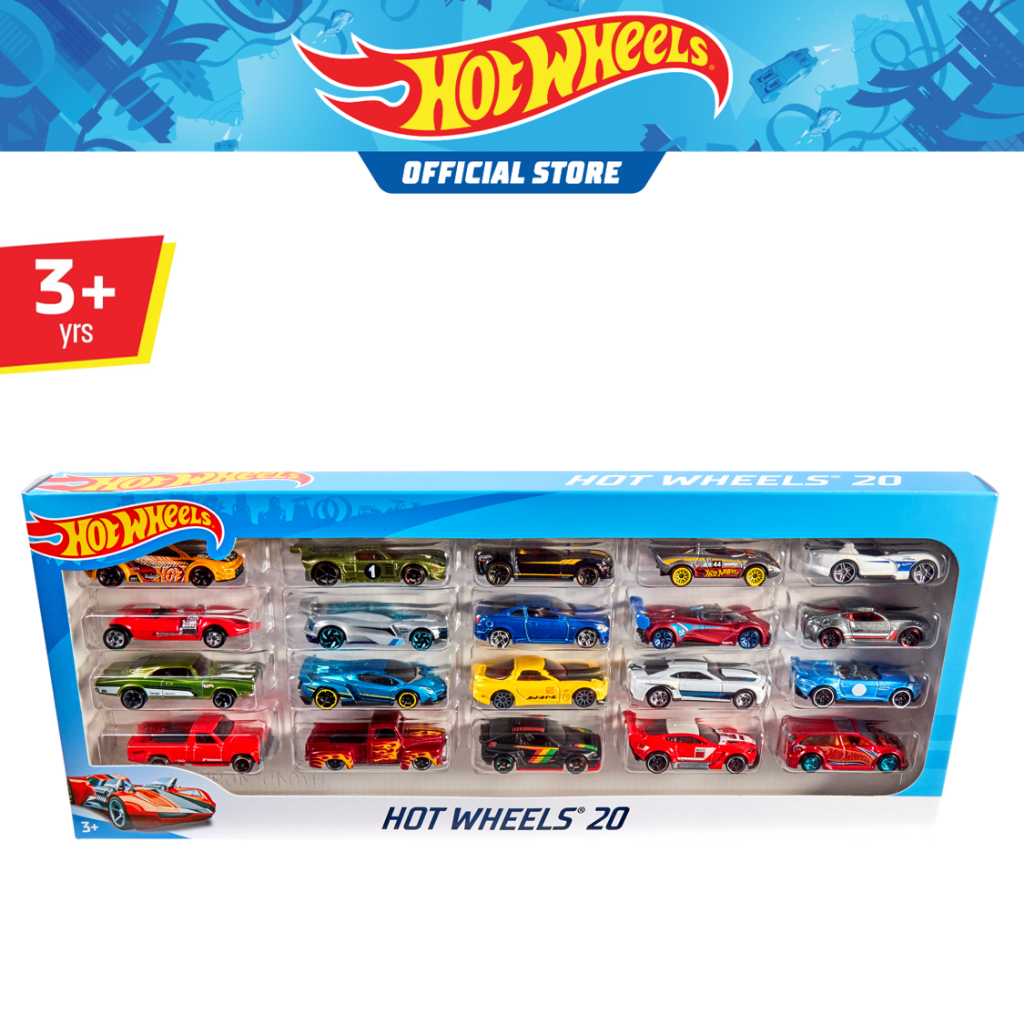 [ONLINE EXCLUSIVE] Hot Wheels 20 Car Pack Assortment (H7045) | Shopee ...