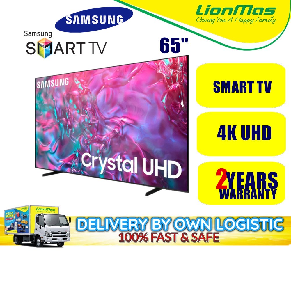 SAMSUNG 65" Crystal UHD DU7000 4K Smart TV (2024) UA65DU7000KXXM | Shopee Malaysia
