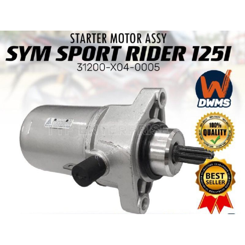 STARTER MOTOR SYM SPORT RIDER 125 STARTER RIDER125 MOTOR STARTER ...