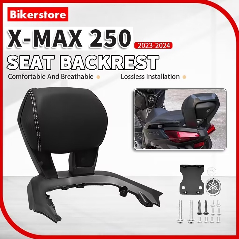 X-max 250 Xmax V2 Yamaha 2023 2024 Backrest Rear Motorcycle Passenger ...