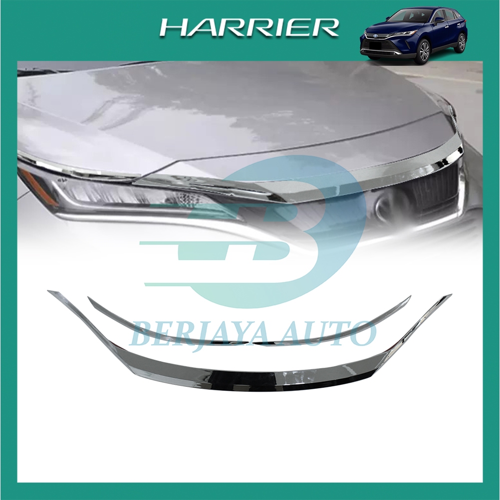 Toyota Harrier XU80 4th Gen (2020-2024) Front Bonnet Chrome Moulding ...