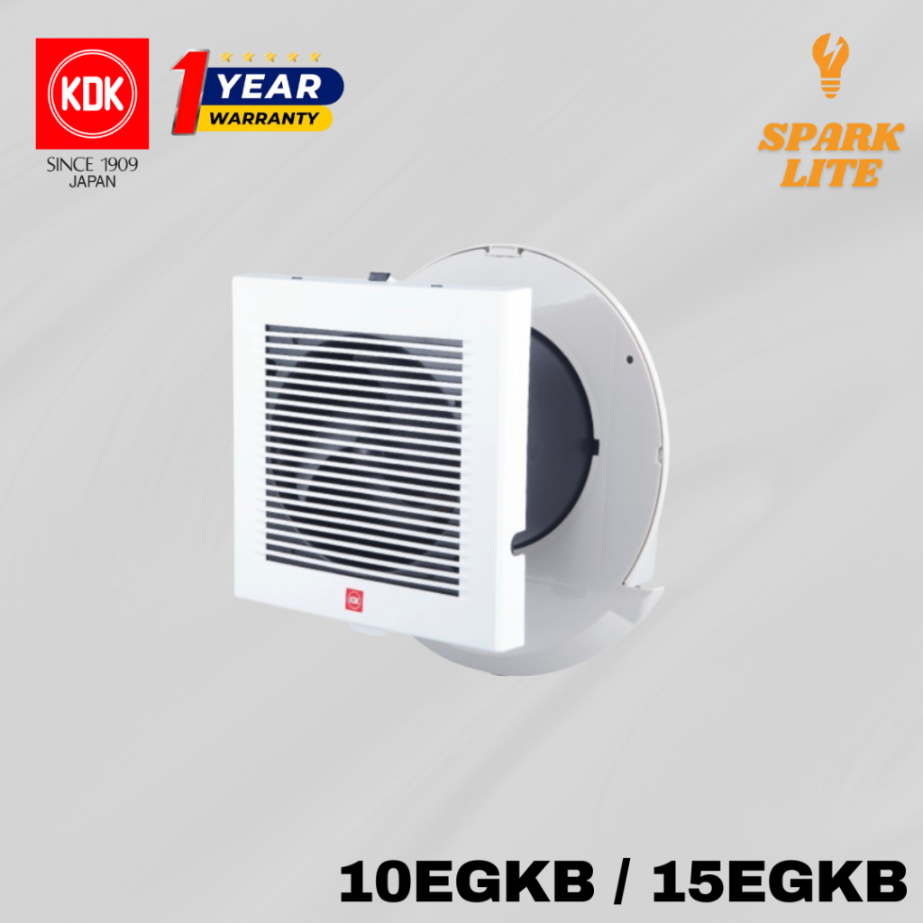 KDK 10EGKB 15EGKB Wall Mount Ventilation Fan / Ceiling Exhaust Fan ...