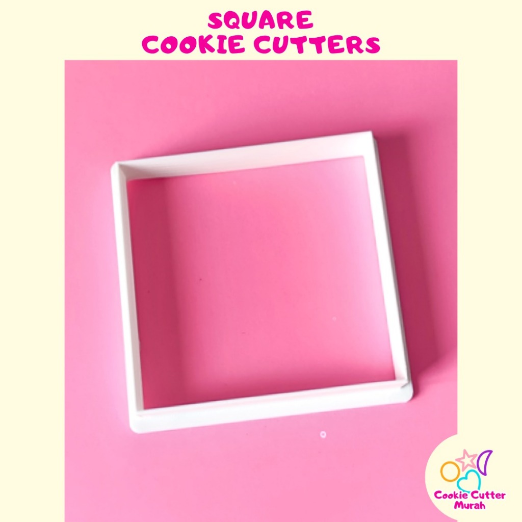 Square Shape Cookie Cutter Mould Fondant Cutter Biskut Acuan 饼干翻糖模具 ...