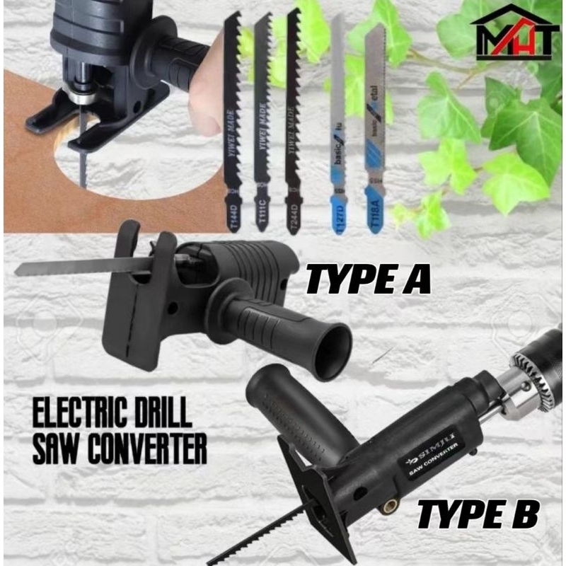Jigsaw Adapter Electric Reciprocating Saw Attachment Saw Converter ...