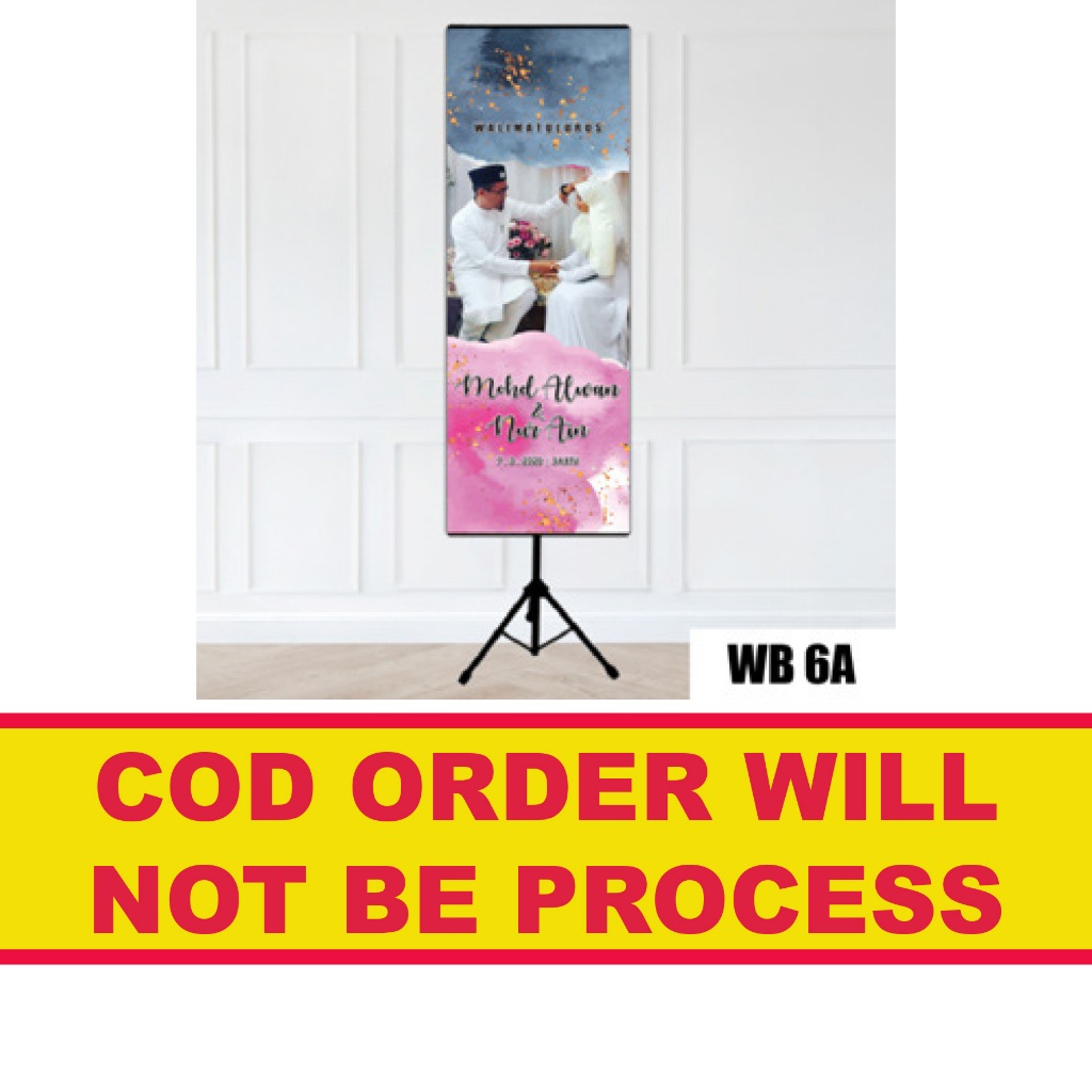 [PART 1] Wedding welcome bunting banner kahwin murah budget ekspress ...