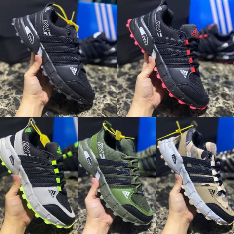 Adidas Ax2 Axp Red Black Army Kasut Sport Jalan Hiking Mens Murah 41